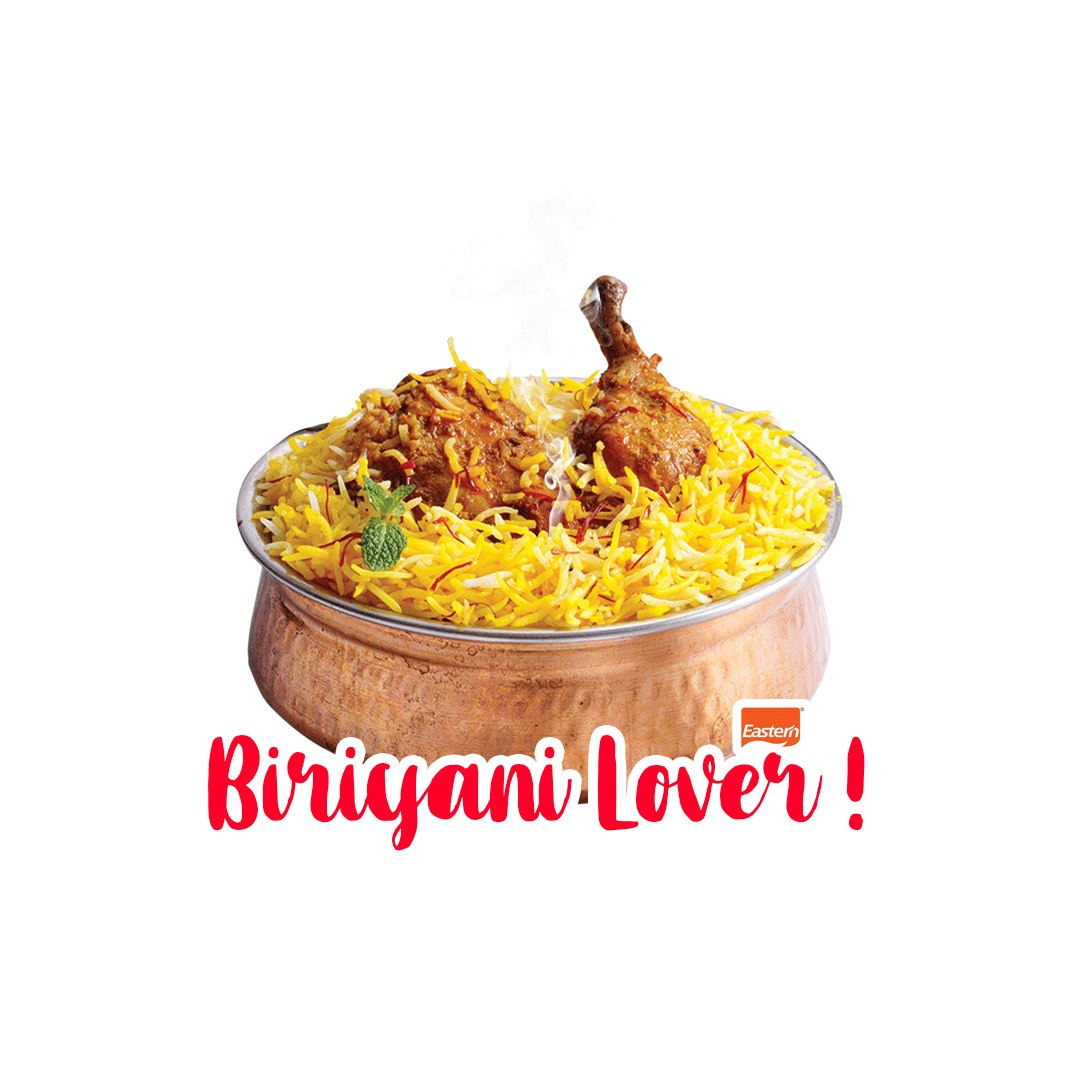Biriyani Chicken Love Sticker by Eastern Masala for iOS & Android | GIPHY