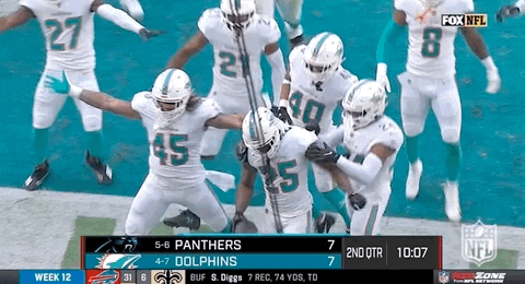 Miami Dolphins Football GIF by NFL - Find & Share on GIPHY