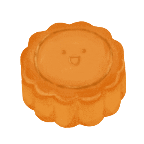 Moon Cake Sticker by baobaonevertell for iOS & Android | GIPHY