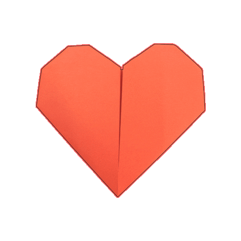 Paper Heart Love Sticker for iOS & Android | GIPHY