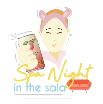 Spa Night In The Sala Sticker by horoyoiMNL for iOS & Android | GIPHY