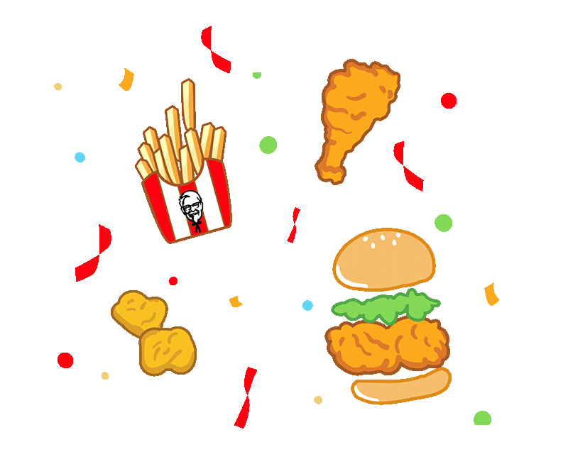 Christmas Sticker by KFC Thailand for iOS & Android | GIPHY