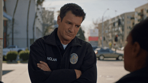 Nathan Fillion Waiting GIF by ABC Network - Find & Share on GIPHY