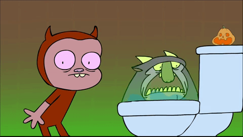 Monster Toilet GIF - Find & Share on GIPHY