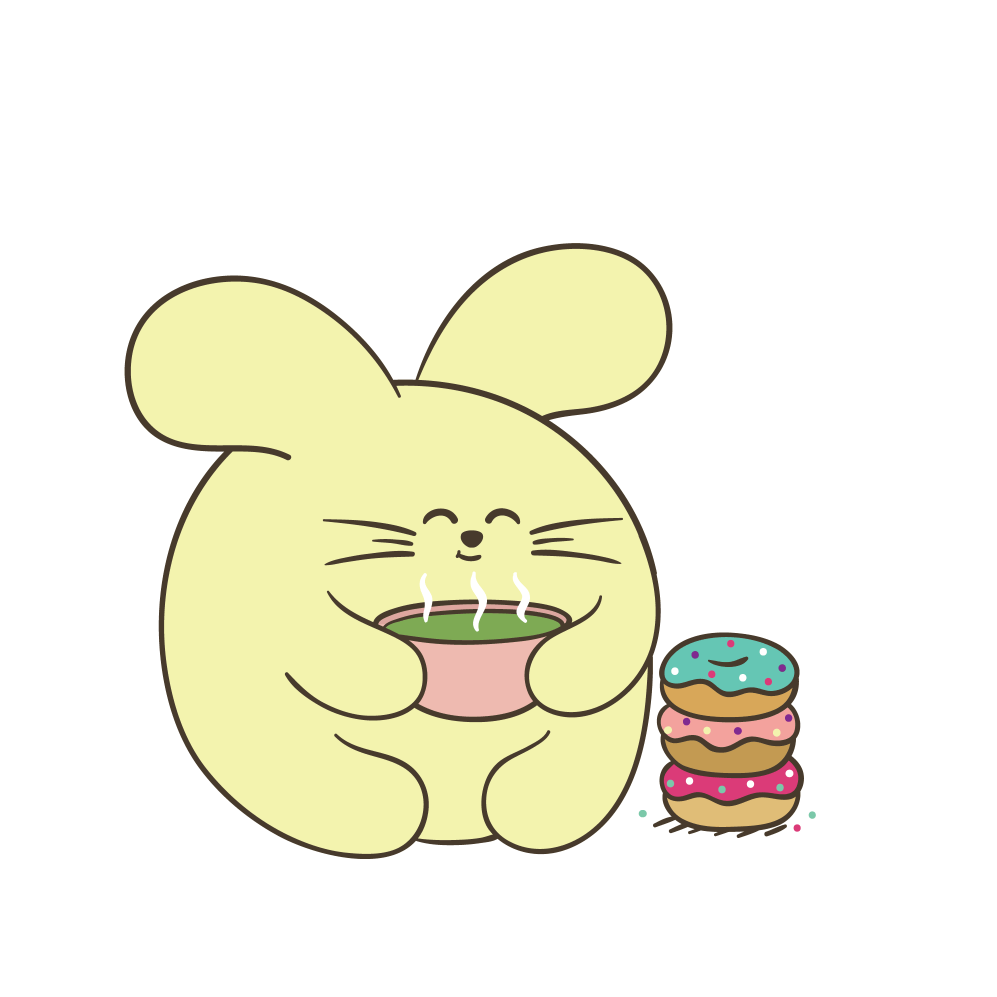 Fat Rabbit Farm Sticker for iOS & Android | GIPHY