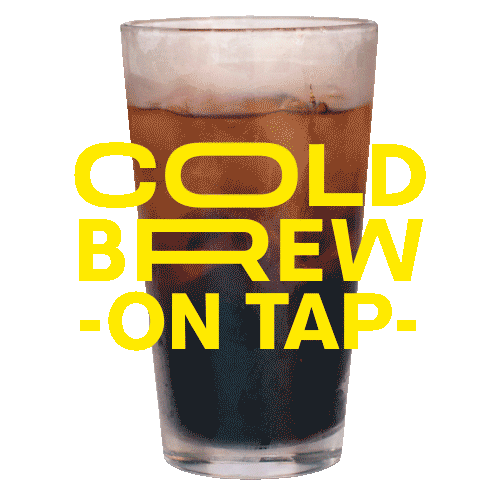 Iced Coffee Cold Brew Sticker by Barbarian for iOS & Android | GIPHY