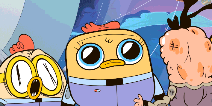 Science Fiction Animation GIF by Space Chickens In Space - Find & Share ...