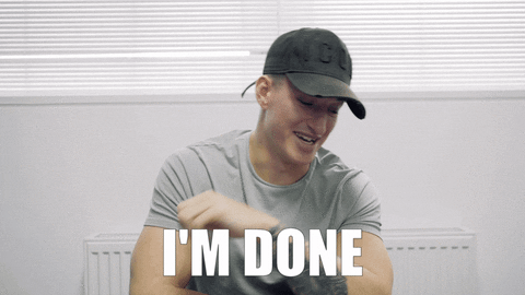 Give Up Im Done GIF by 43 Clicks North - Find & Share on GIPHY