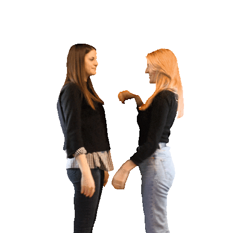 Best Friends Hug Sticker by teamadbaker for iOS & Android | GIPHY