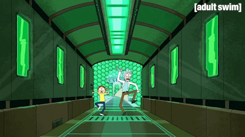 Season 1 Running GIF by Rick and Morty - Find & Share on GIPHY