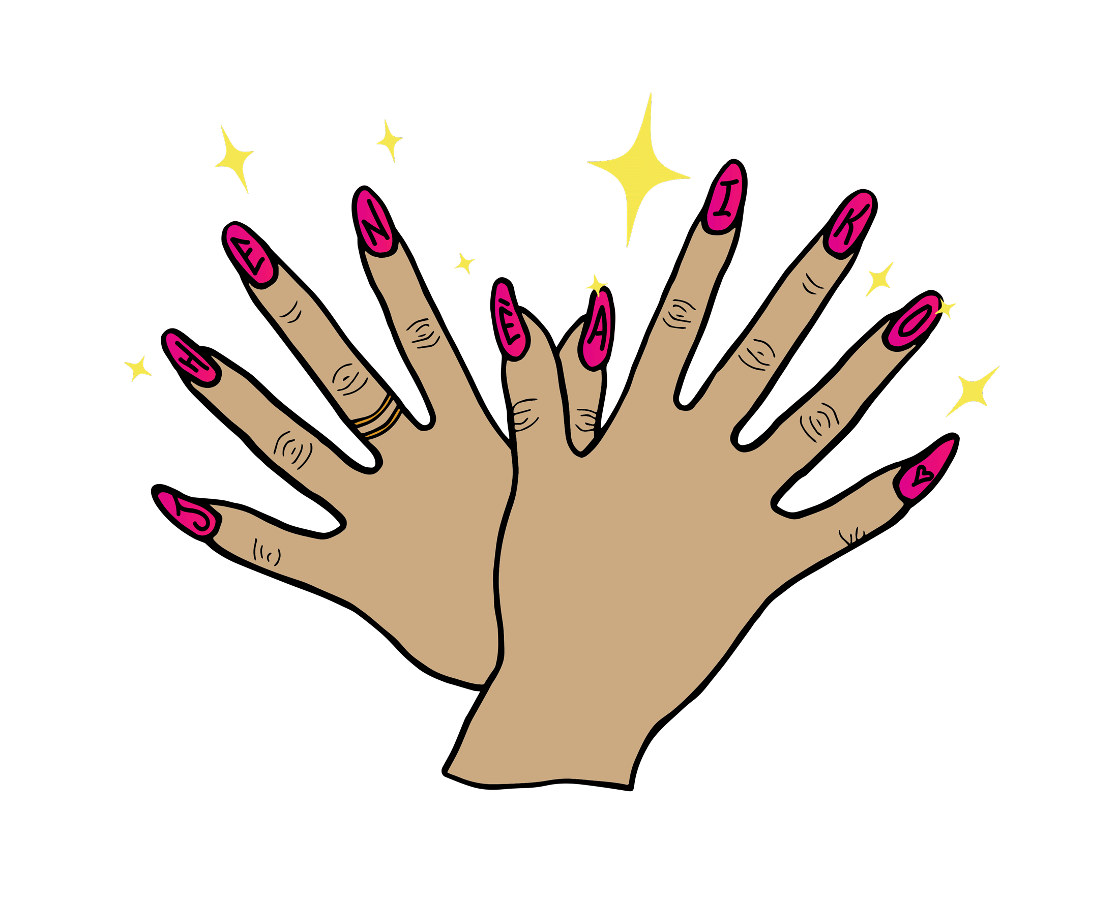 Spirit Fingers Sticker by Jhene Aiko for iOS & Android | GIPHY