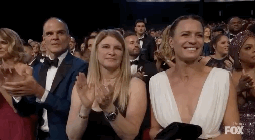 Robin Wright Smile GIF by Emmys - Find & Share on GIPHY
