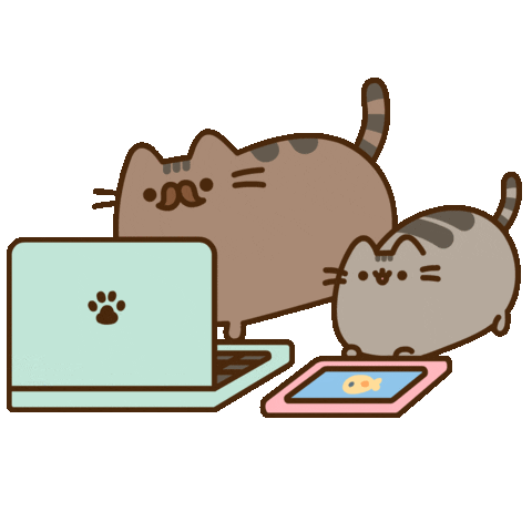 Pusheen Cat Computer Gif
