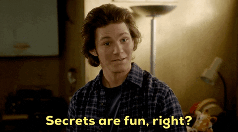 Keep Secret Gif