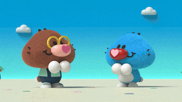 Some love from Oggy Oggy GIFs on GIPHY - Be Animated