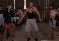 Jean Claude Van Damme Splits Gif