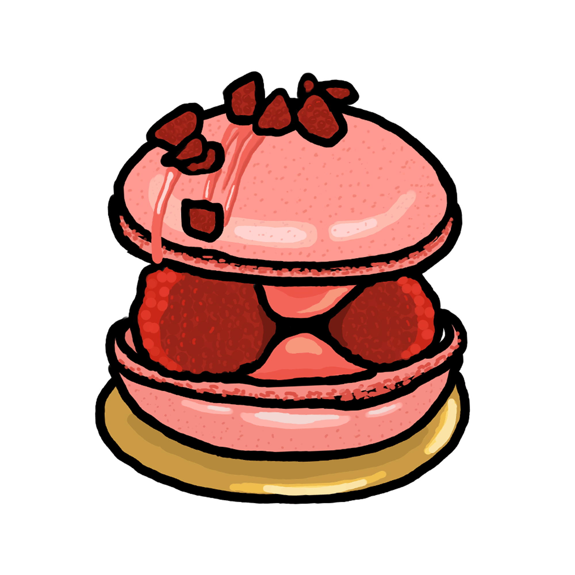 British Macaroon Sticker by The Landmark London for iOS & Android | GIPHY