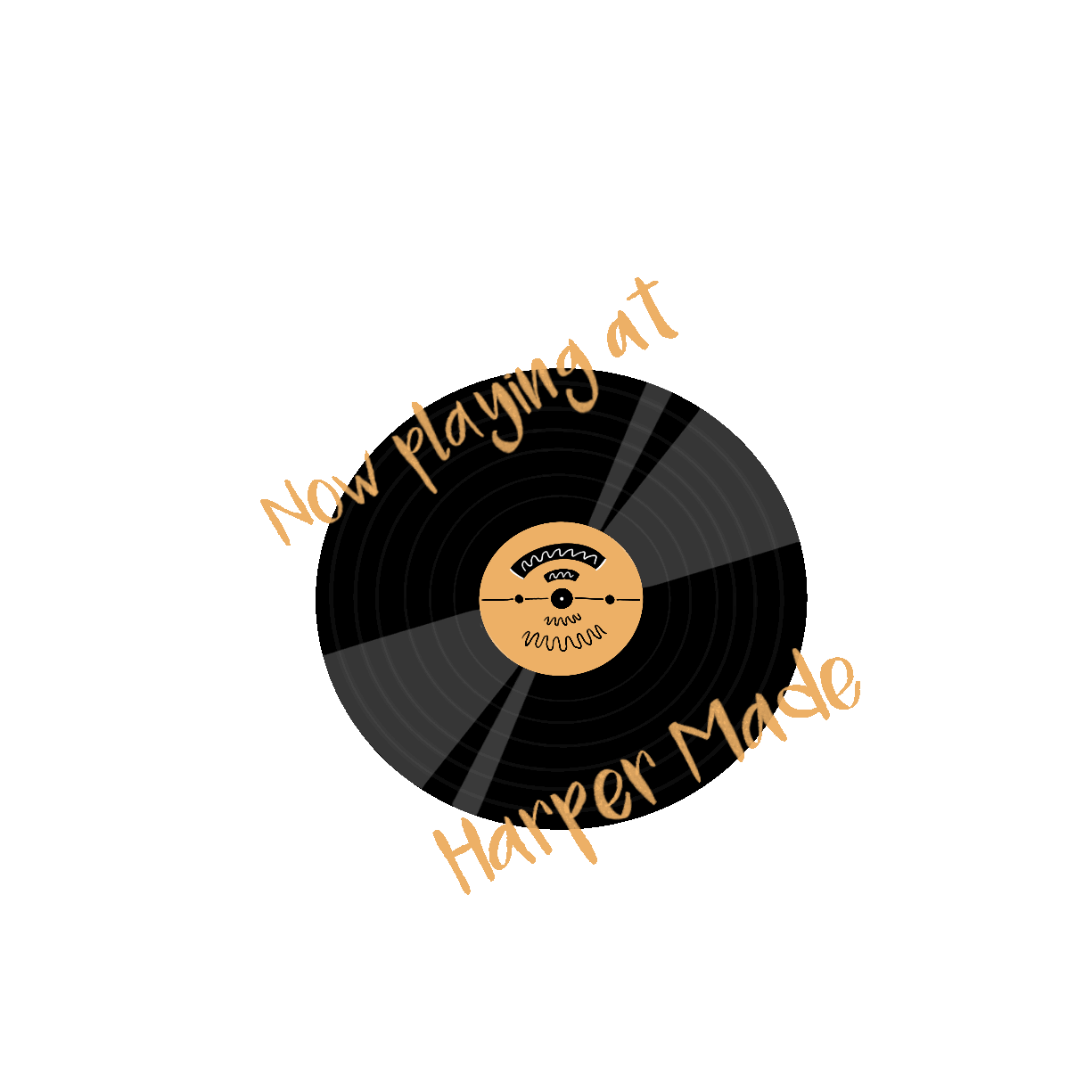 Record Now Playing Sticker by Amanda Harper for iOS & Android | GIPHY