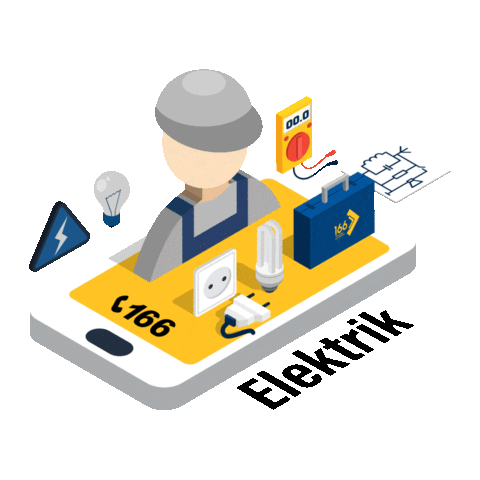 Elektrik Sticker by 166 Transportation and Logistics for iOS & Android ...