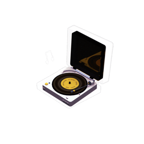 Record Player Friday Sticker by CraveFX for iOS & Android | GIPHY