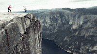 Lemmings Cliff Gif
