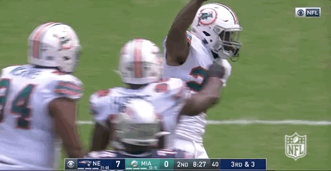 Miami Dolphins Football GIF by NFL - Find & Share on GIPHY