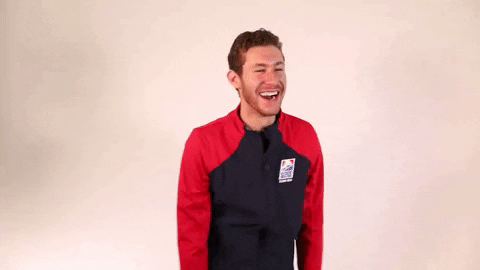 Jason Brown Laughing GIF by U.S. Figure Skating - Find & Share on GIPHY