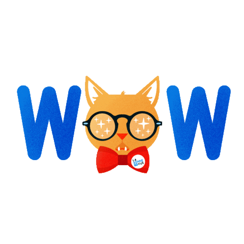 Cat Wow Sticker by labonnevue for iOS & Android | GIPHY
