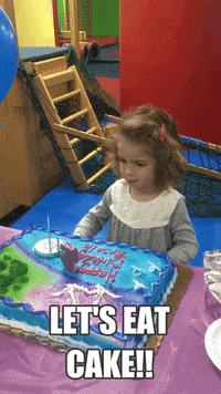 Eating Birthday Cake Gif