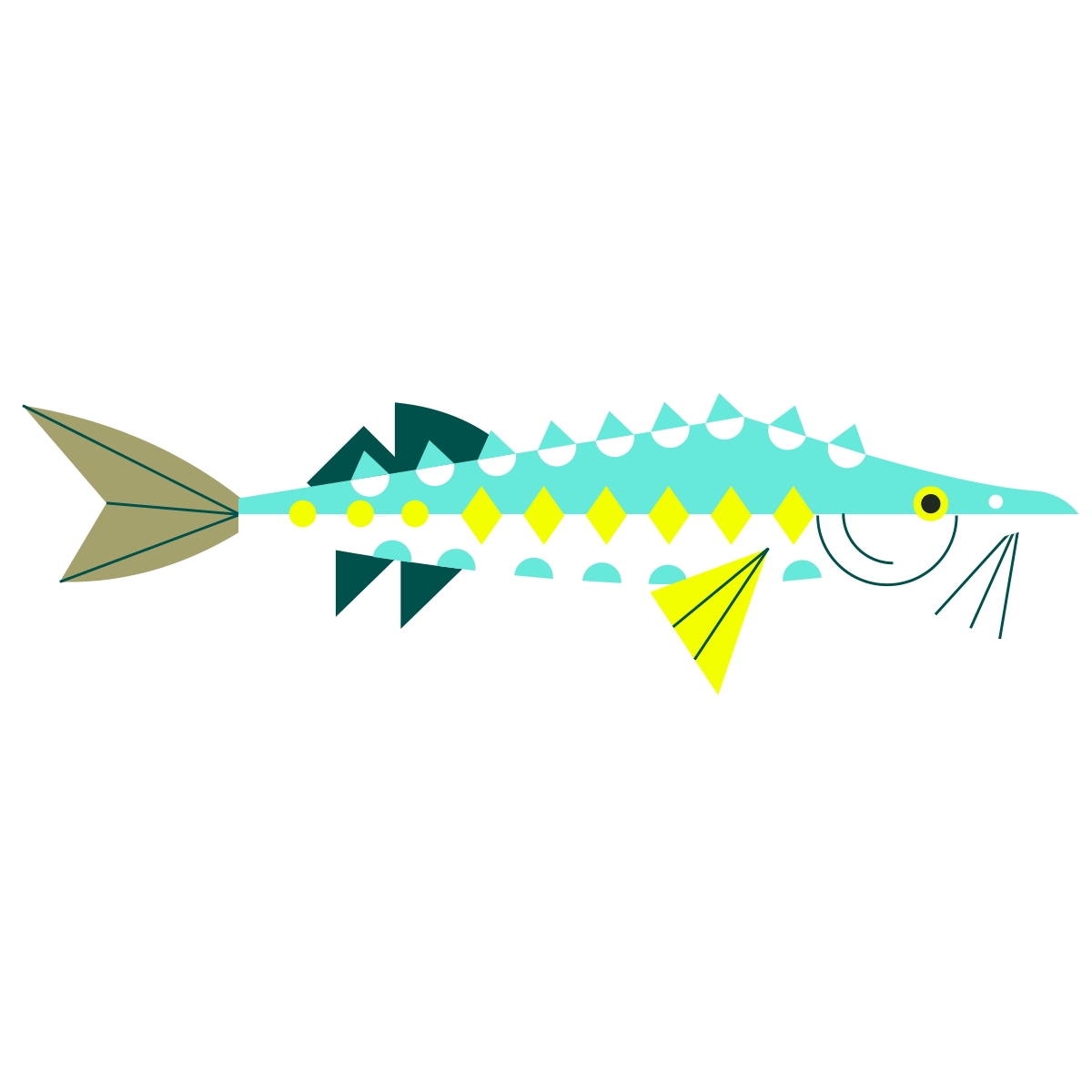Ocean Fish Sticker by Take Me Fishing for iOS & Android | GIPHY