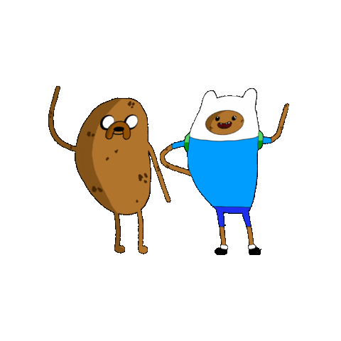 Finn And Jake Fist Bump Gif