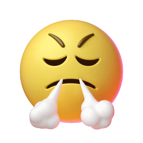 Angry Face Sticker by Emoji for iOS & Android | GIPHY