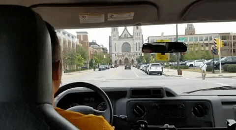 Campus Driving GIF by Marquette University - Find & Share on GIPHY