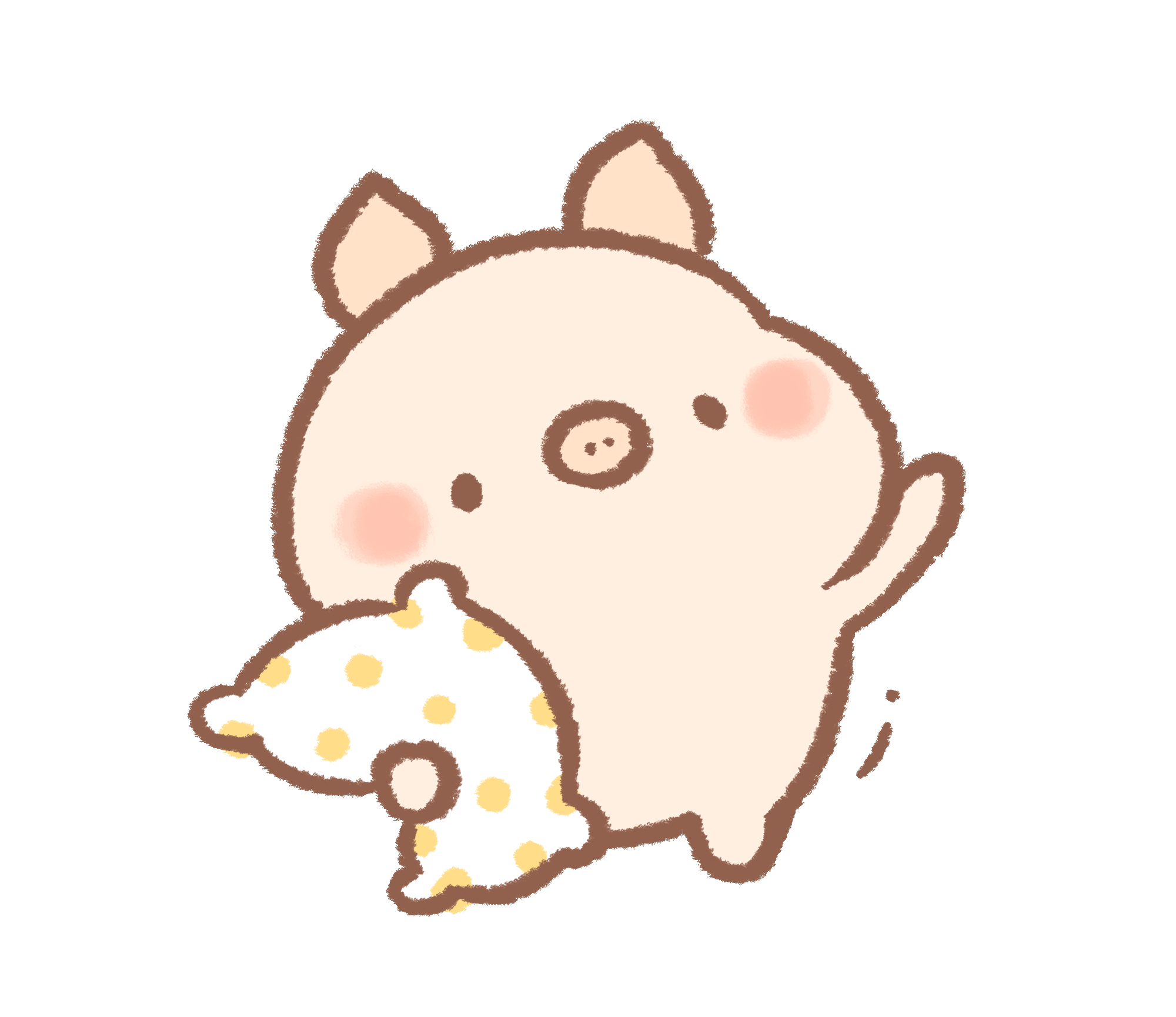 Good Night Pig Sticker by BREAD TREE for iOS & Android | GIPHY