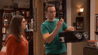 Nervous Sheldon Gif
