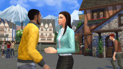 Sim Kiss GIF by The Sims - Find & Share on GIPHY