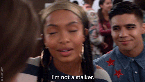 Im Not A Stalker GIFs - Get the best GIF on GIPHY