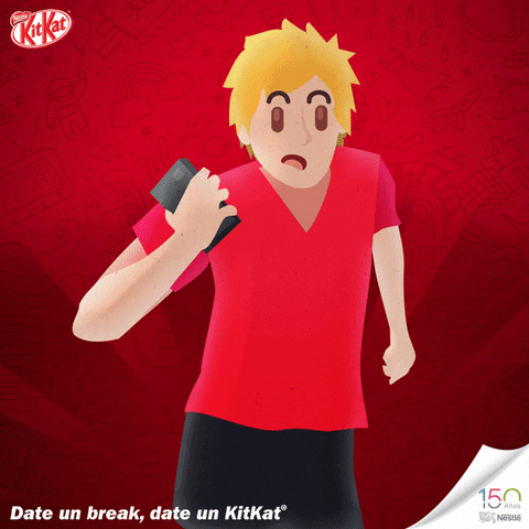 Kit Kat Running GIF by KitKat® Colombia - Find & Share on GIPHY