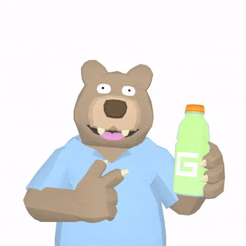 Bear Chug GIF by jjjjjohn - Find & Share on GIPHY