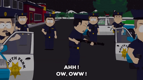 Police Screaming GIF by South Park - Find & Share on GIPHY