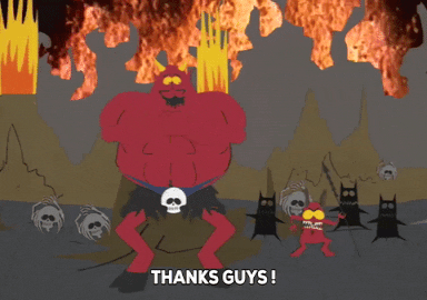 Wow Thanks Satan GIFs - Get the best GIF on GIPHY