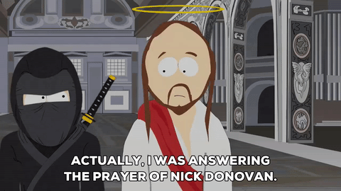 Jesus Ninja GIF by South Park - Find & Share on GIPHY