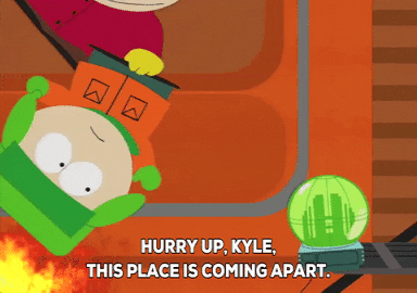 Scared Kyle Broflovski GIF by South Park - Find & Share on GIPHY