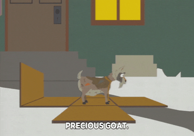 A Goat Standing On A Box GIFs - Get the best GIF on GIPHY