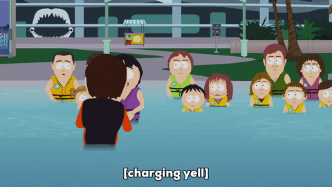 Stan Marsh Swimming GIF by South Park - Find & Share on GIPHY