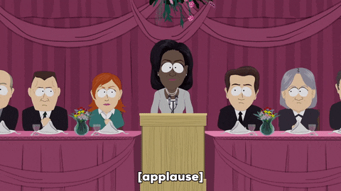First Lady Clapping GIF by South Park - Find & Share on GIPHY