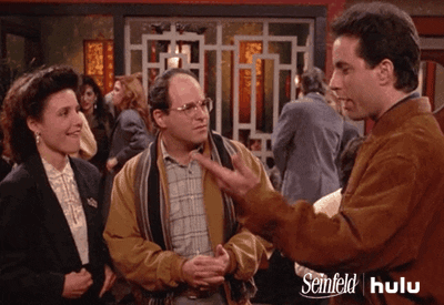 Seinfeld GIF by HULU - Find & Share on GIPHY