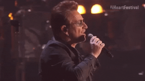 U2 GIF by iHeartRadio - Find & Share on GIPHY