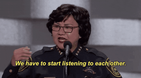 We Have To Start Listening To Each Other GIFs - Get the best GIF on GIPHY