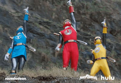 Power Rangers Nickelodeon GIF by HULU - Find & Share on GIPHY